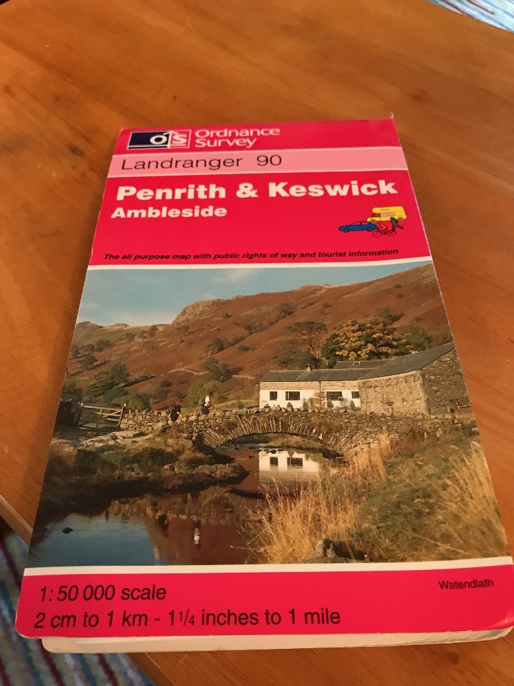 Ordnance Survey OS Landranger 90: Penrith, Keswick & Ambleside 1996 Map ...