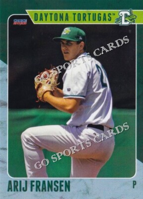 2023 Daytona Tortugas Arij Fransen RC Rookie Cincinnati Reds Minor ...