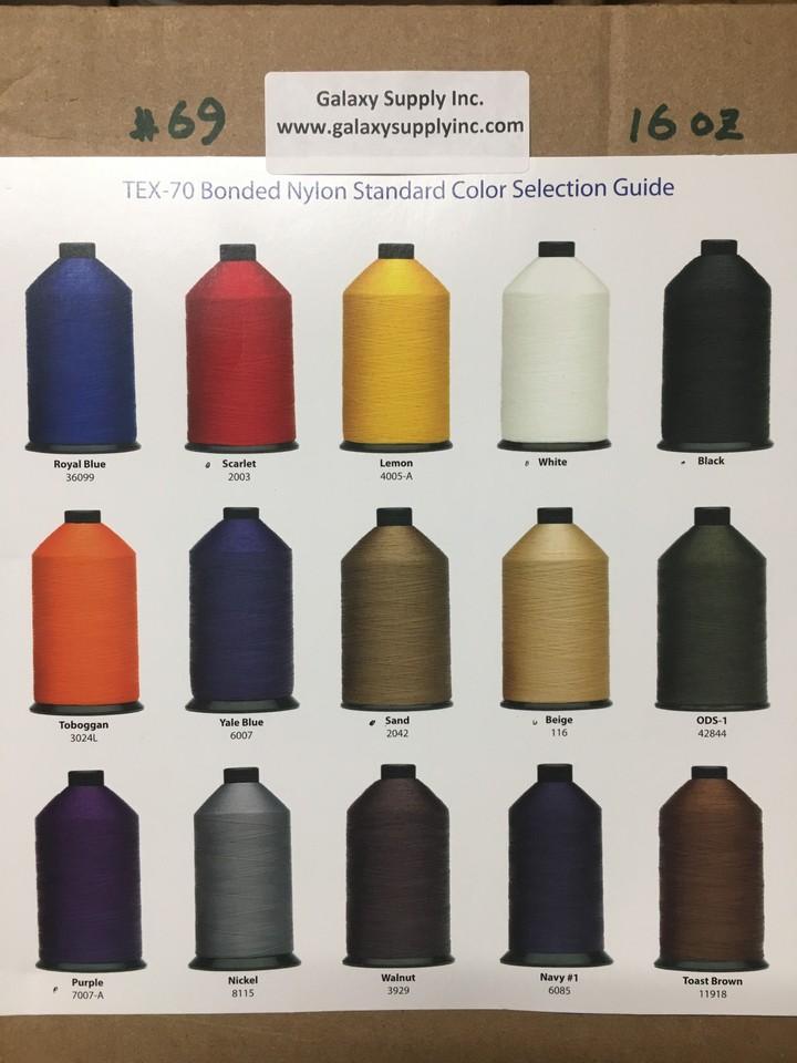 AMERICAN & EFIRD LLC ( Cream Color ) TEX 70 Bonded Nylon # 69 Thread ...