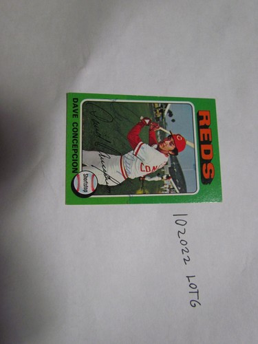 1975 Topps Mini Dave Concepcion signed baseball card | eBay
