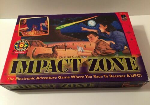 Vintage 1998 Electronic Impact Zone Board Game by DaMert Company Ages 8 ...
