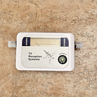 DVB-T Digital TV Signal Finder Meter Terrestrial Antenna Aerial Tester ...