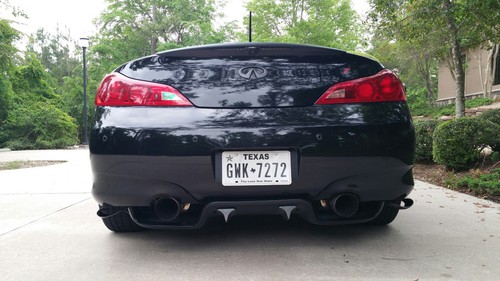 For 350z Z33 Infiniti G35 Coupe TS Style JDM Carbon Rear Diffuser Blade ...