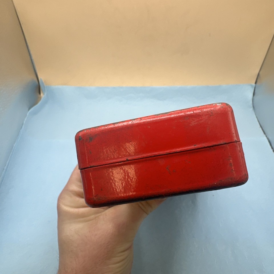 Vintage New Britain Tools - 3/8” Drive Socket Set Case - Empty Red ...