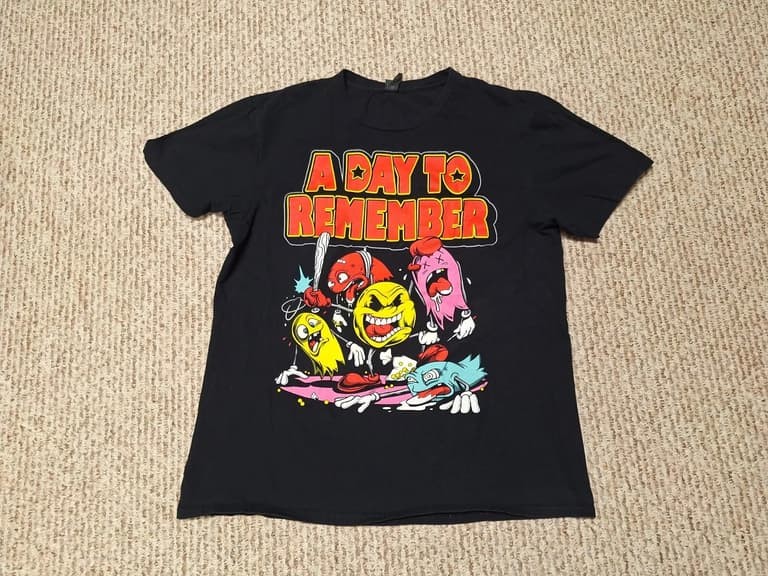 A Day To Remember Pacman T-Shirt Unisex Emo Punk Fan Gift S-5XL | eBay