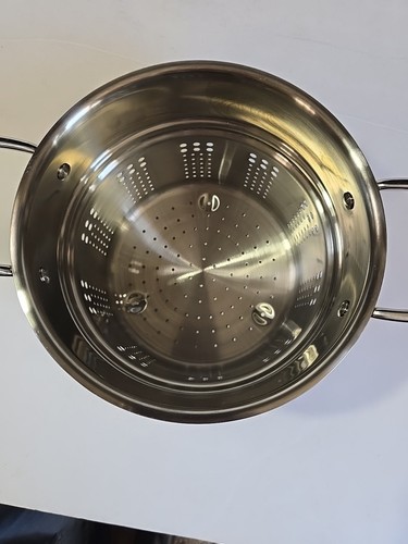 ALL-CLAD Stainless Steel Colander/Pasta Insert/Strainer for 7Qt & 8Qt ...