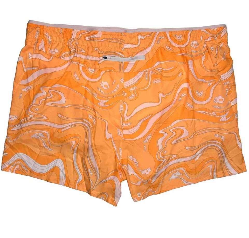 Fabletics Run Shorts Women 4X Breathe Mid-Rise Orange | eBay