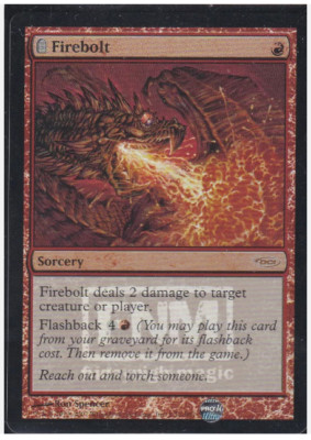 Magic the Gathering card 2007 Firebolt | eBay