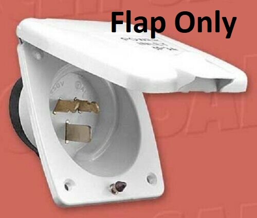 Clipsal HINGED REPLACEMENT FLAP Suit 435VF15 Outlet, White *Australian ...