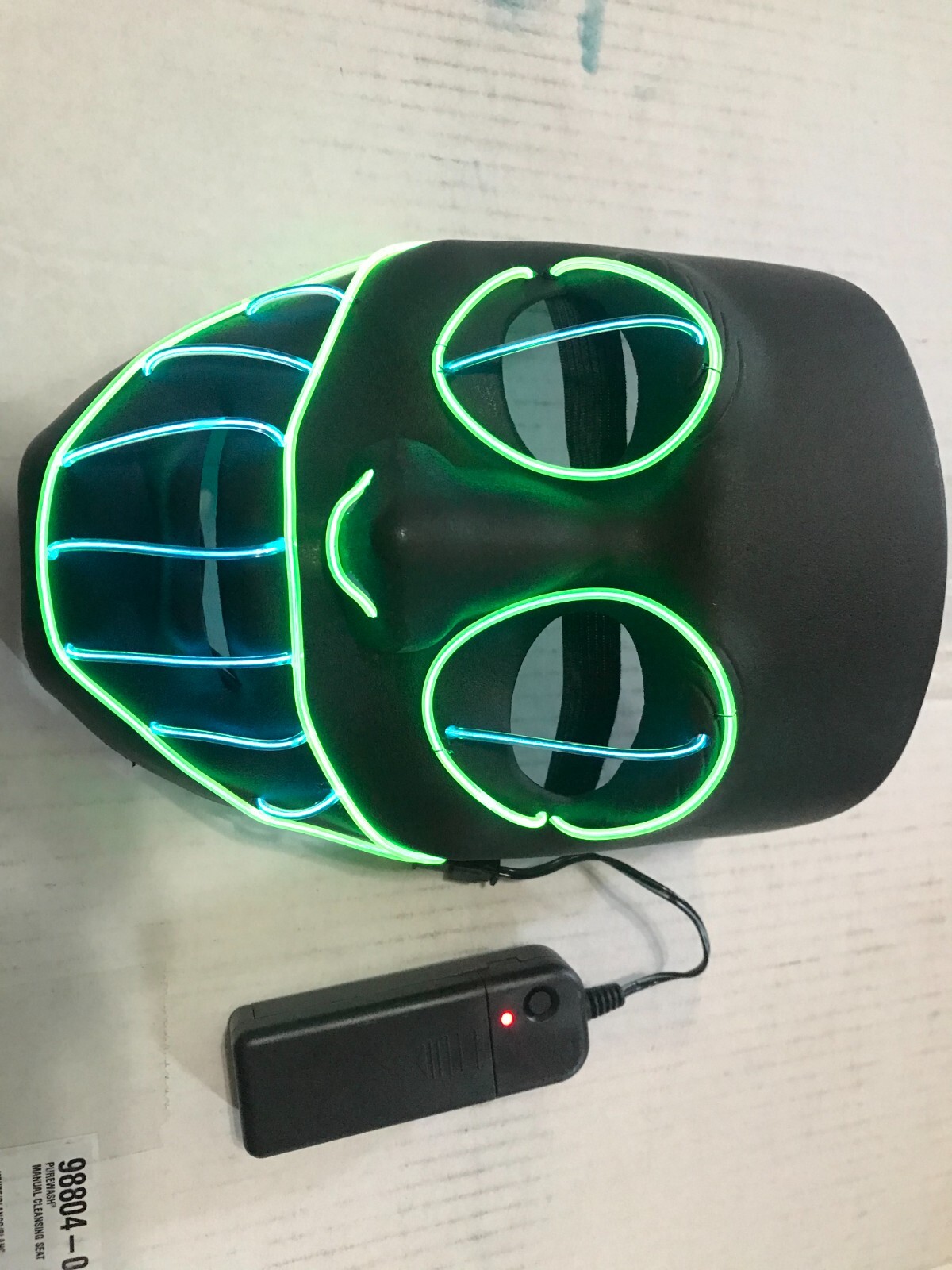 Elegant Stylish Halloween Clubbing Light Up LED Mask Costume Rave Party ...