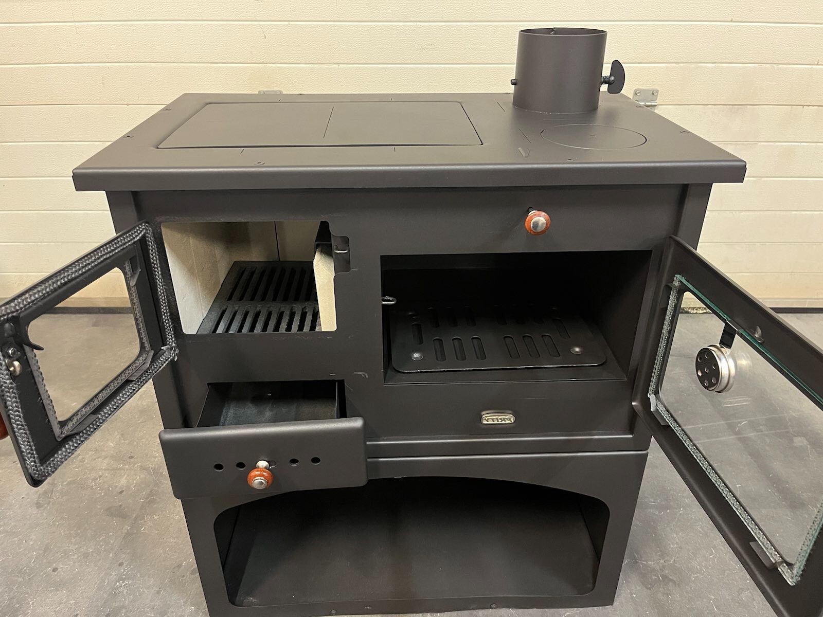 Wood Burning Cooking Stove Solid Fuel Cooker 10.1 KW - PRITY 1P34 | eBay UK