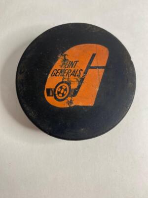 Vintage Flint Generals IHL Hockey 1965-1971 Puck Made in Canada RARE | eBay