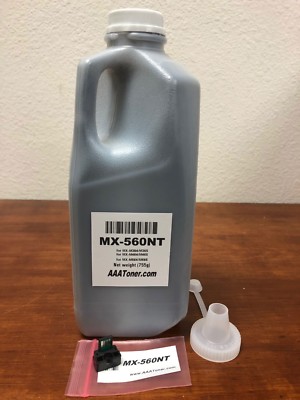 (755g) MX-560NT Toner Refill for Sharp MX-M364N, MX-M464N, MX-M565N ...