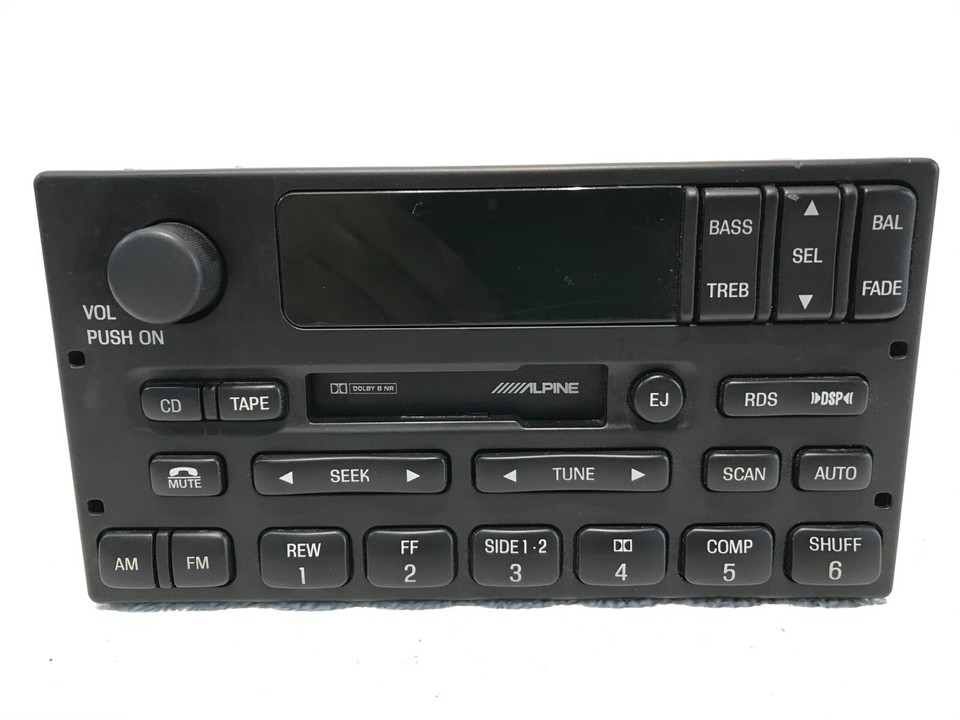 98-02 LINCOLN Navigator Town Car OEM Alpine Radio Tape Player RDS ...