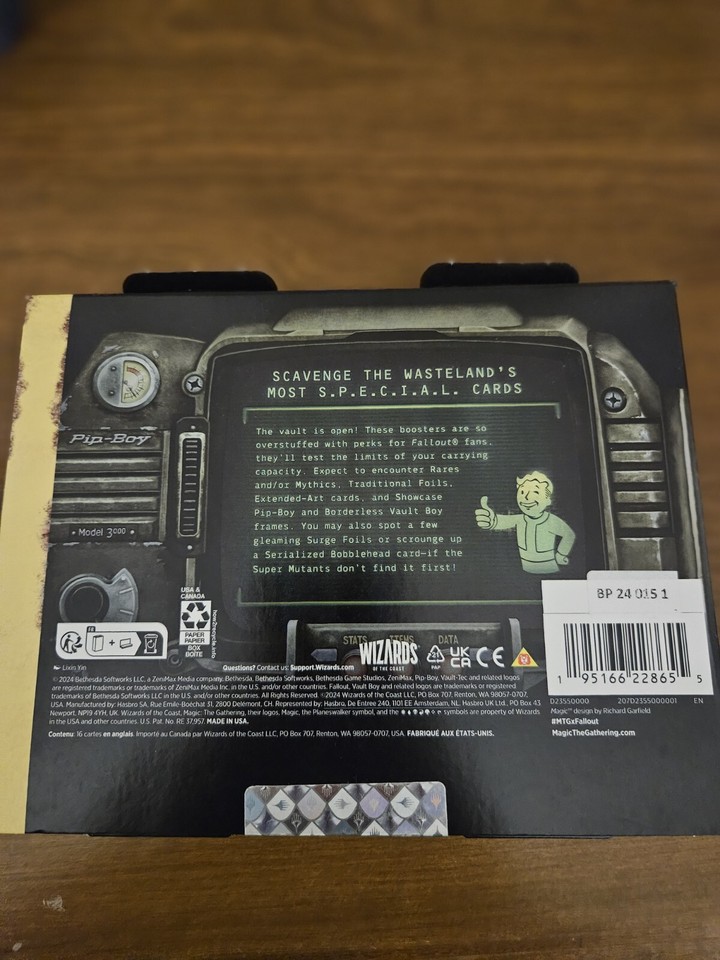 MTG Magic The Gathering Fallout Collector Booster Omega Box | eBay