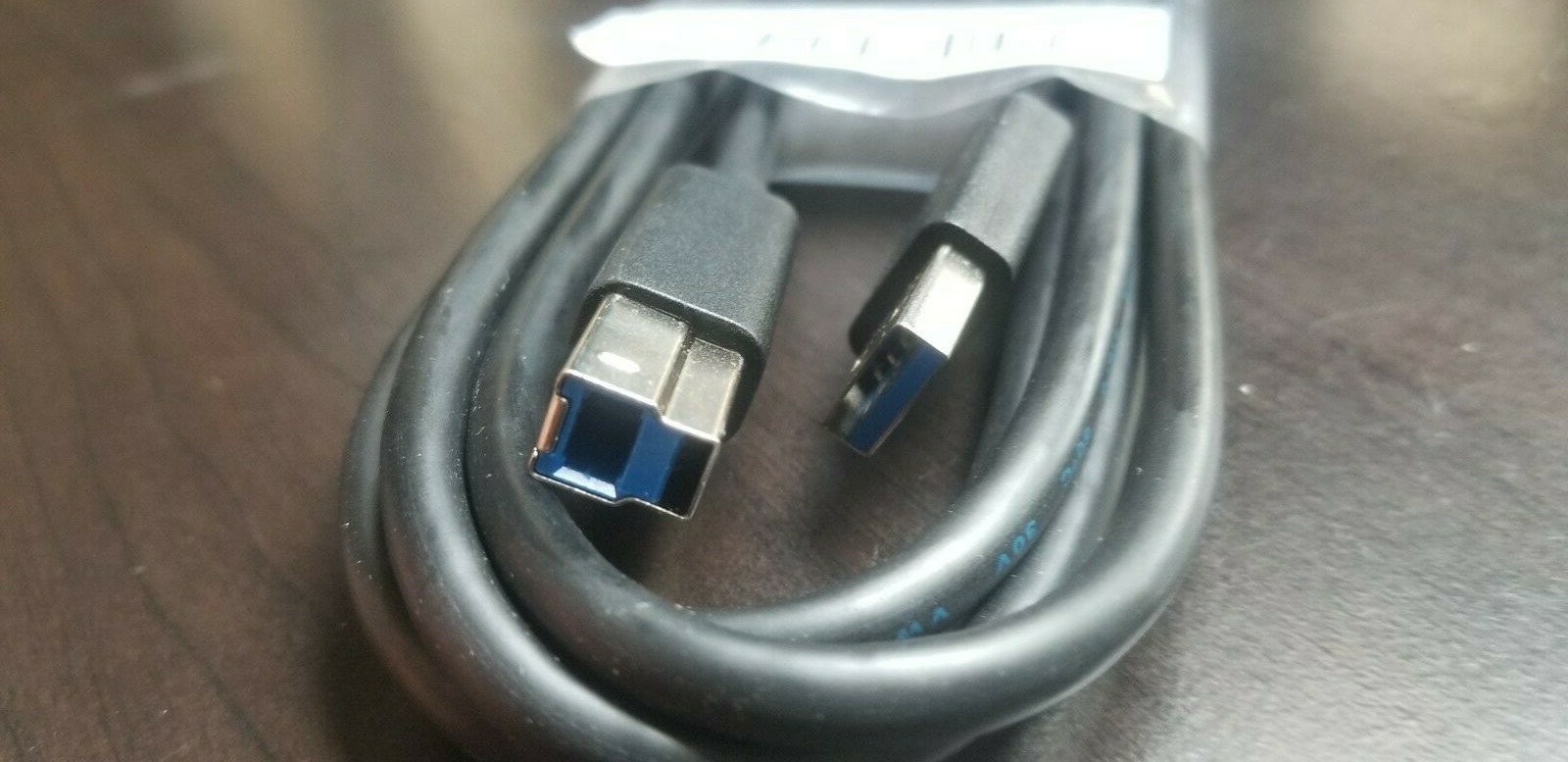 Genuine Dell 1.8m USB 3.0 Type A to B Cable Black Monitor Dock PN81N ...