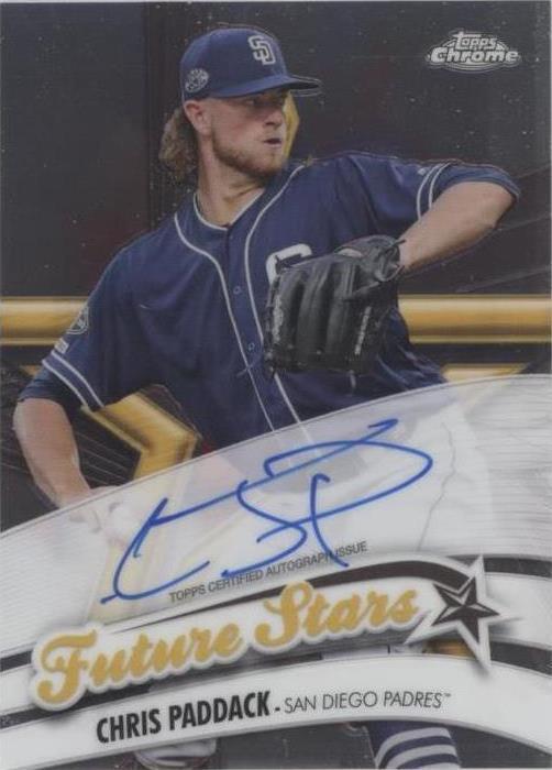 2020 Topps Chrome - Future Stars Autographs Chris Paddack #FSA-CP /99 ...