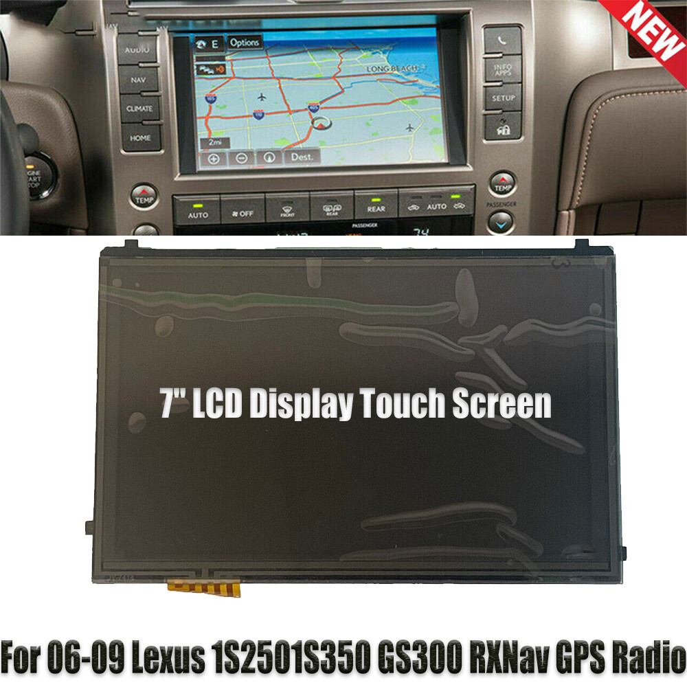 7" LCD Display with Touch Screen For 2006-09 Lexus IS250 IS350 GS300 RX ...