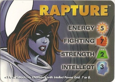 OVERPOWER Rapture X-Men Character - Marvel - Rare | eBay
