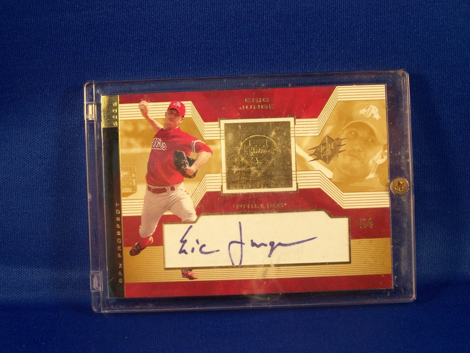 ERIC JUNGE 2002 Upper Deck SPx Prospect Auto Autograph #136 Rookie Auto ...