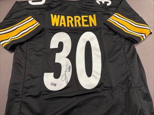 Jaylen Warren Autographed Signed XL Custom Steelers Jersey-TSE ...