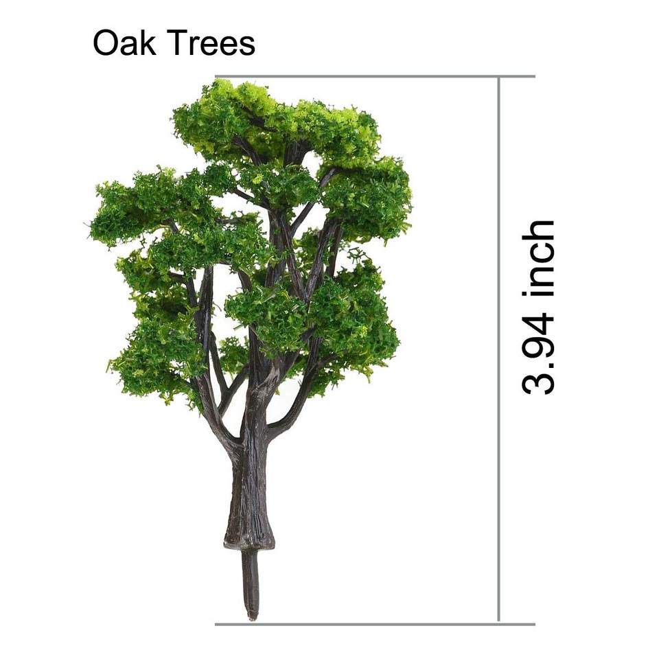 Diorama Supplies Model Miniature Plastic Toy Trees Forest Bushes ...