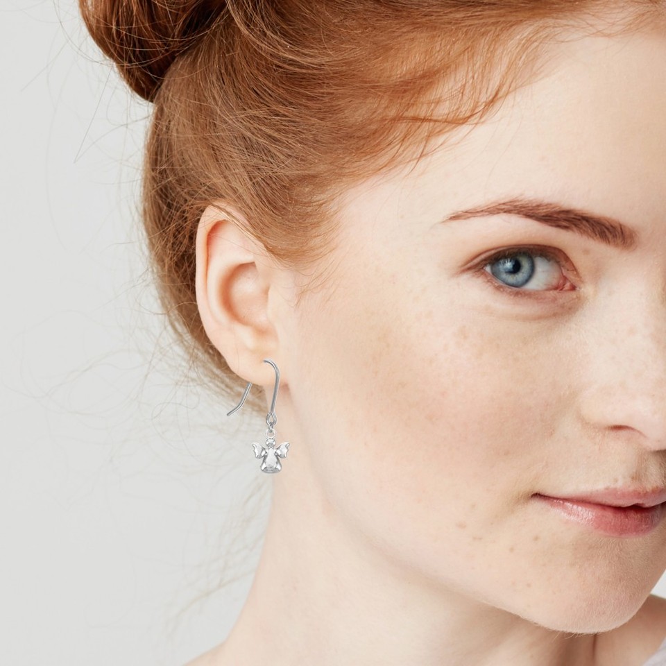 10 Pcs Mini Angel Necklace Jewelry Making Charms Keychain Pendant for ...