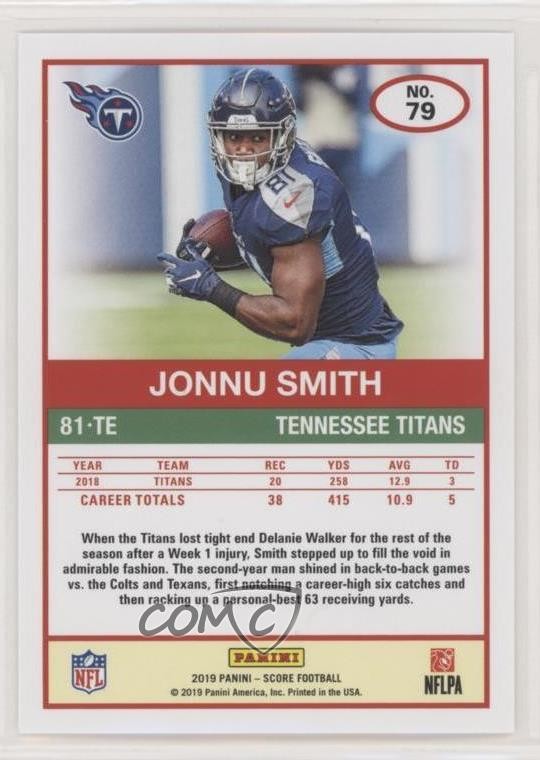 2019 Score Jonnu Smith #79 | eBay
