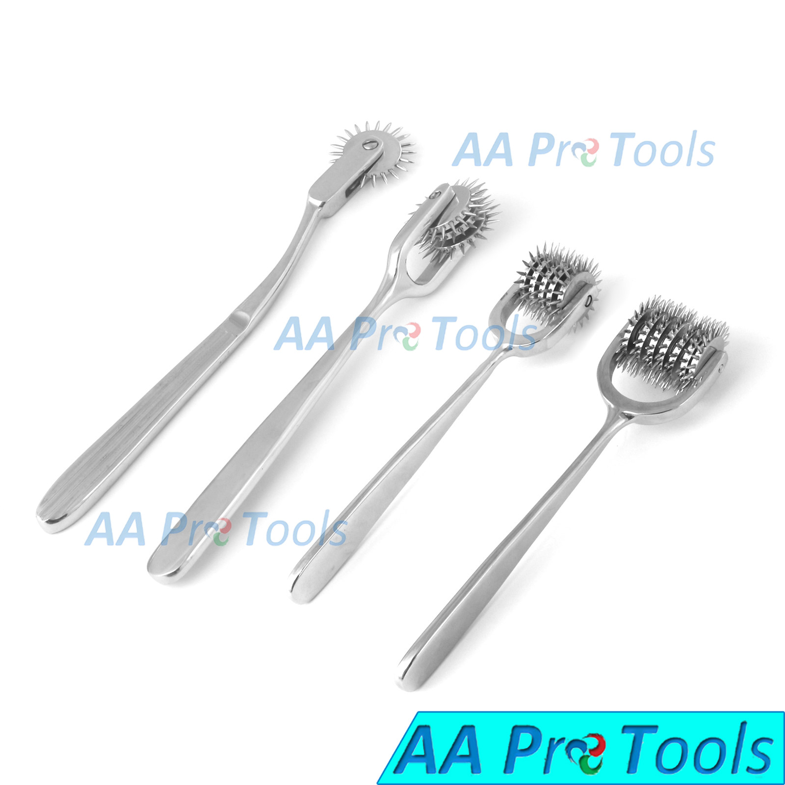 4 Wartenberg Neurological Pin Wheel Pinwheel 1, 3, 5, 7 Heads Sensory ...