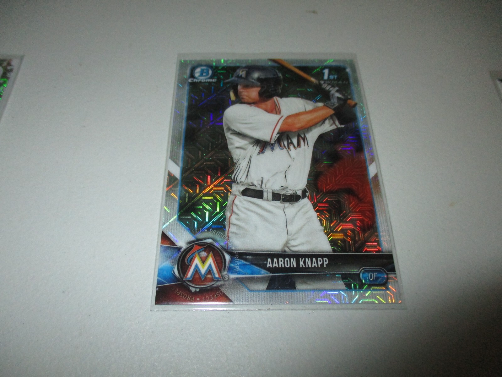 Aaron Knapp 2018 1st Bowman Chrome Mojo Refractor #BCP5 | eBay