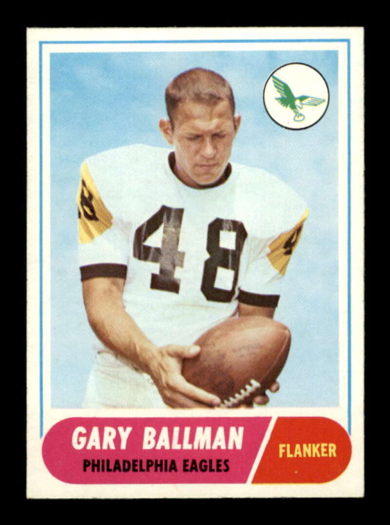 1968 Topps #58 Gary Ballman NM/NM+ Eagles 563036 | eBay