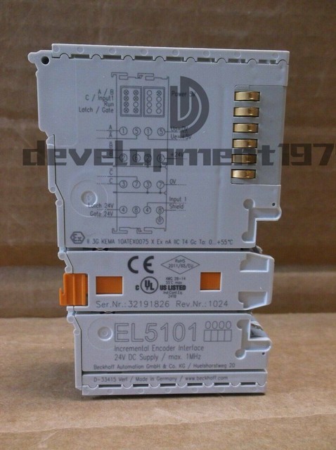EL5101 Incremental Encoder Interface Beckhoff Id77467 for sale online ...