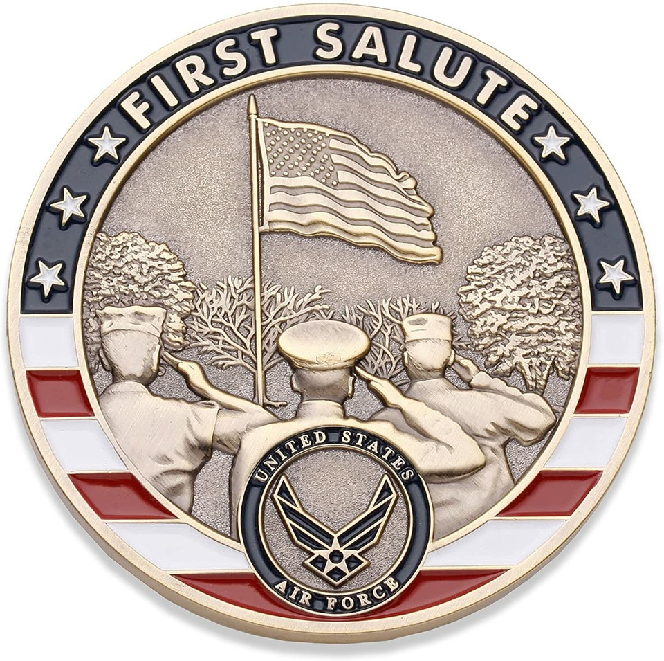 United States Air Force First Salute Challenge Coin | eBay