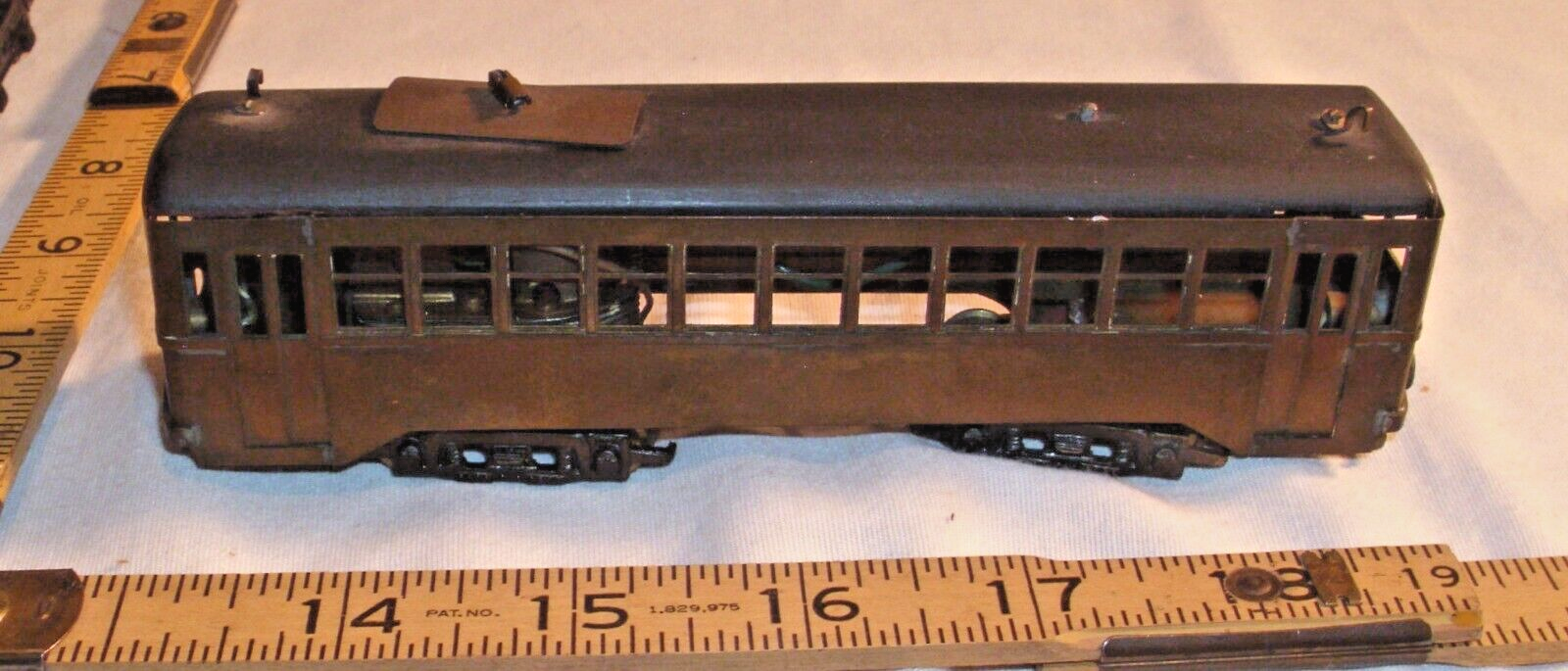 BRASS STREET TROLLEY ELECTRIC CAR HO SCALE | eBay