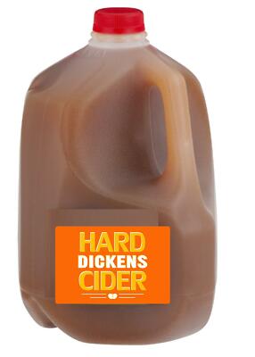 3 pack Hard Dickens Cider sticker funny Gag gift Holidays | eBay