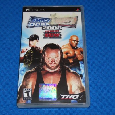 WWE SmackDown vs. Raw 2008 Sony PSP Video Game - PSP Complete | eBay