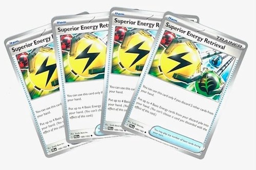 Superior Energy Retrieval 189/193 Paldea Evolved Pokemon Trainer Card ...