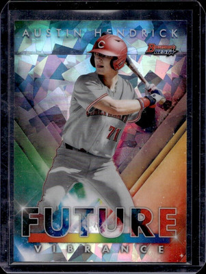 Austin Hendrick 2021 Bowmans Best Atomic Baseball Card Reds | eBay