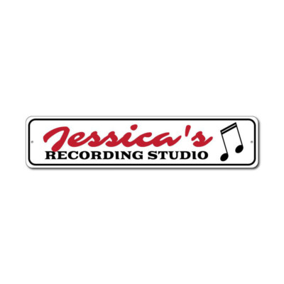 Recording Studio Sign, Music Note Sign, Custom Musician Metal Decor ...