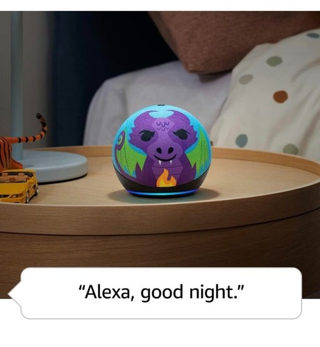Amazon Echo Dot 5th Gen Kids Smart Speaker dragon with Alexa ...