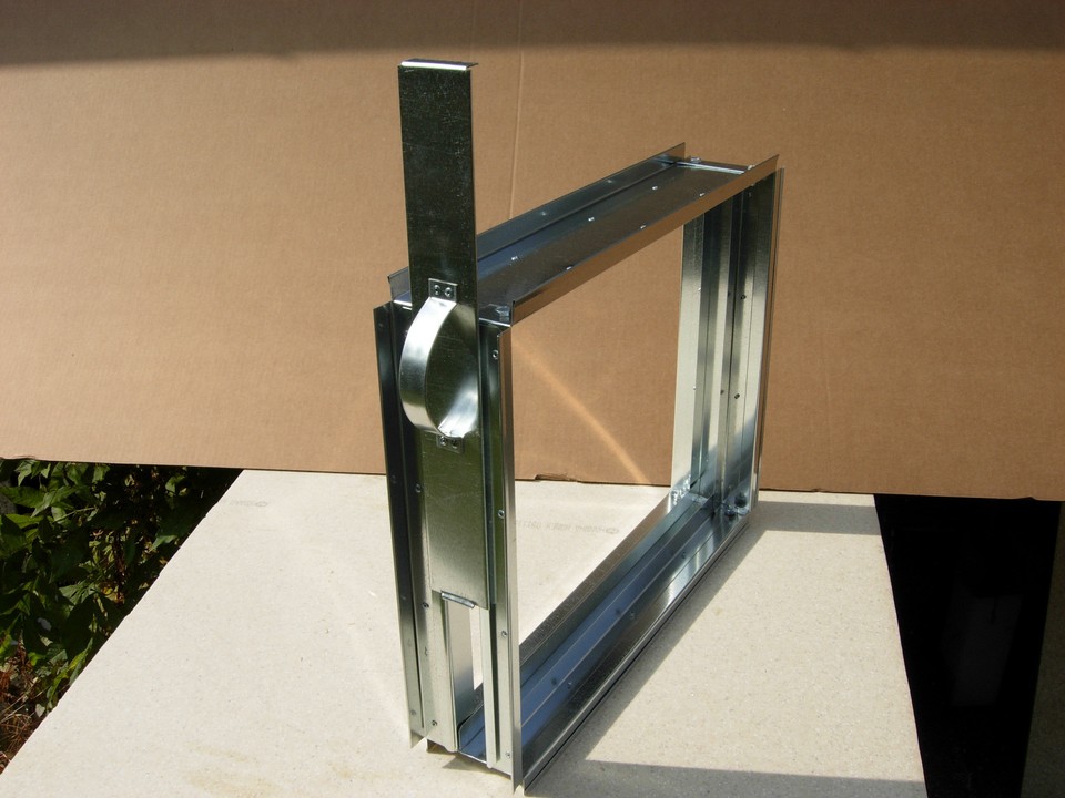 return air filter rack dual flange 16 x 20 x 1" , duct work, hvac ...