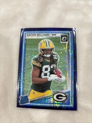 Savion Williams 2025 Donruss Optic Rated Rookies Football Emoji Rookie ...