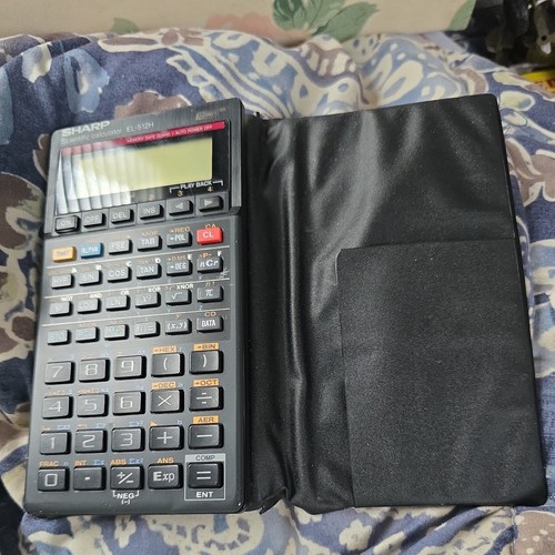 Sharp EL-512H Scientific Calculator with Case Vintage Tested | eBay