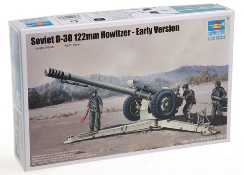 Trumpeter Soviet D30 122mm Howitzer Early Version (1/35 Scale ...