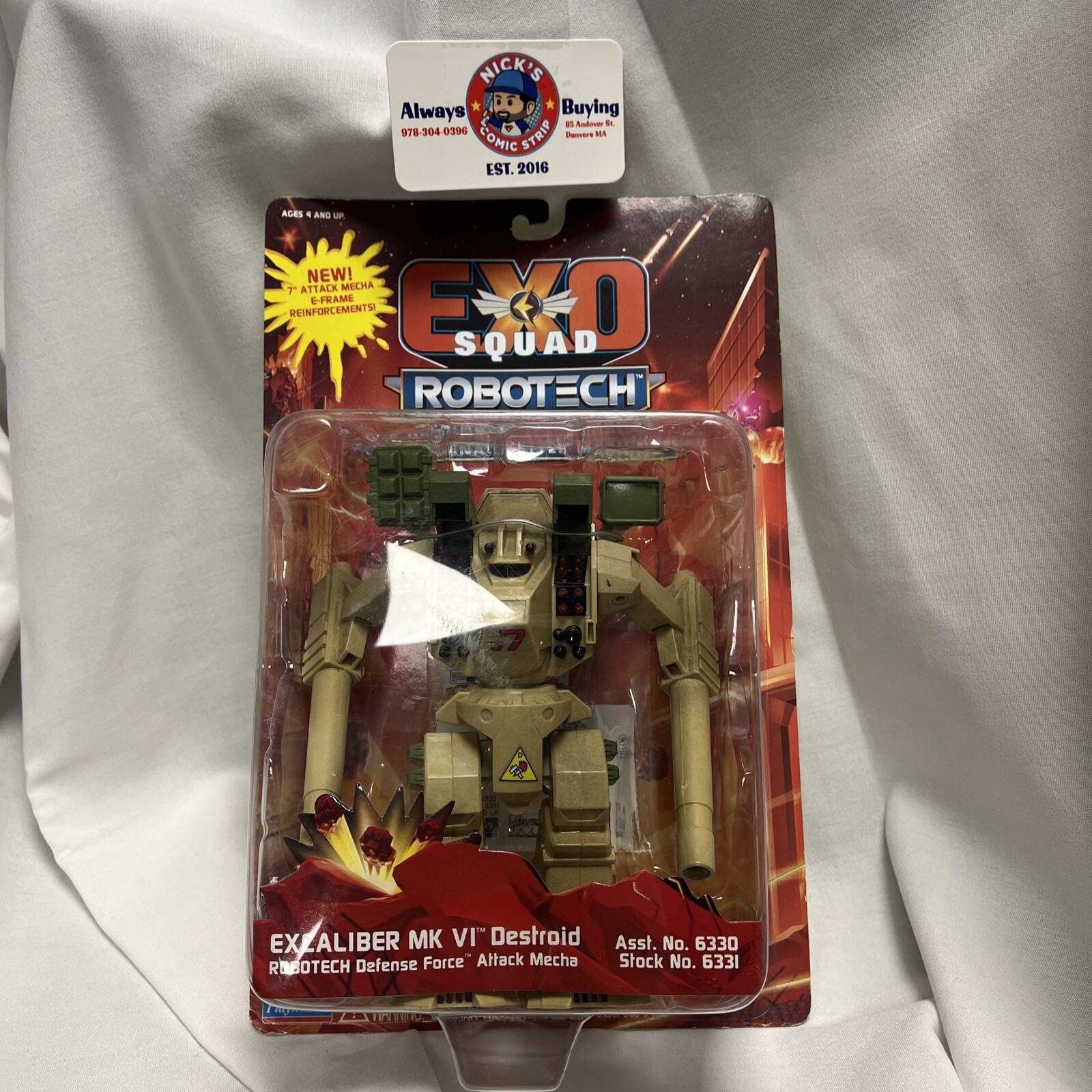 Playmates Toys Exo Squad Robotech Excaliber MK VI Destroid BNIB | eBay