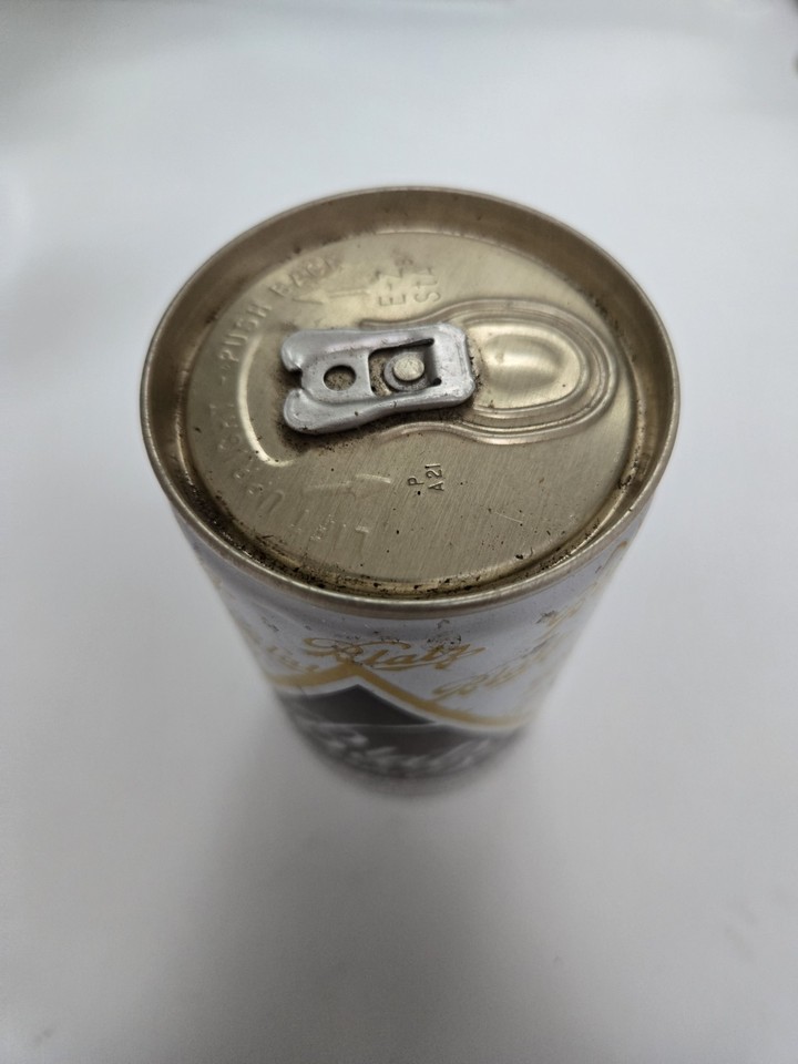 Blatz beer can Alum bottom opened. | eBay