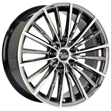 20x8.5 HOLDEN COMMODORE VR VS VT VX VU VY VZ VE BLACK METALLIC MAG ...