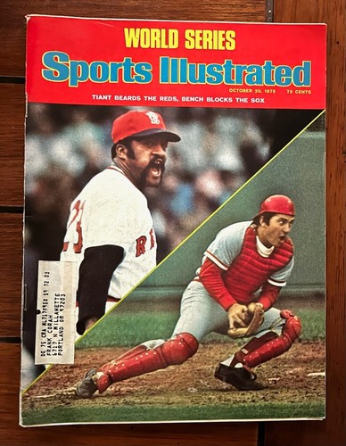 Oct 20 1975 Sports Illustrated World Series Boston Red Sox Cincinnati ...