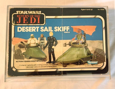 Vintage STAR WARS 1983 ROTJ Desert Sail Skiff Mini-Rig UNOPENED Box ...