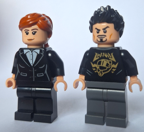 LEGO 76216 TONY STARK PEPPER POTTS MINIFIGURE from Marvel Super heroes ...